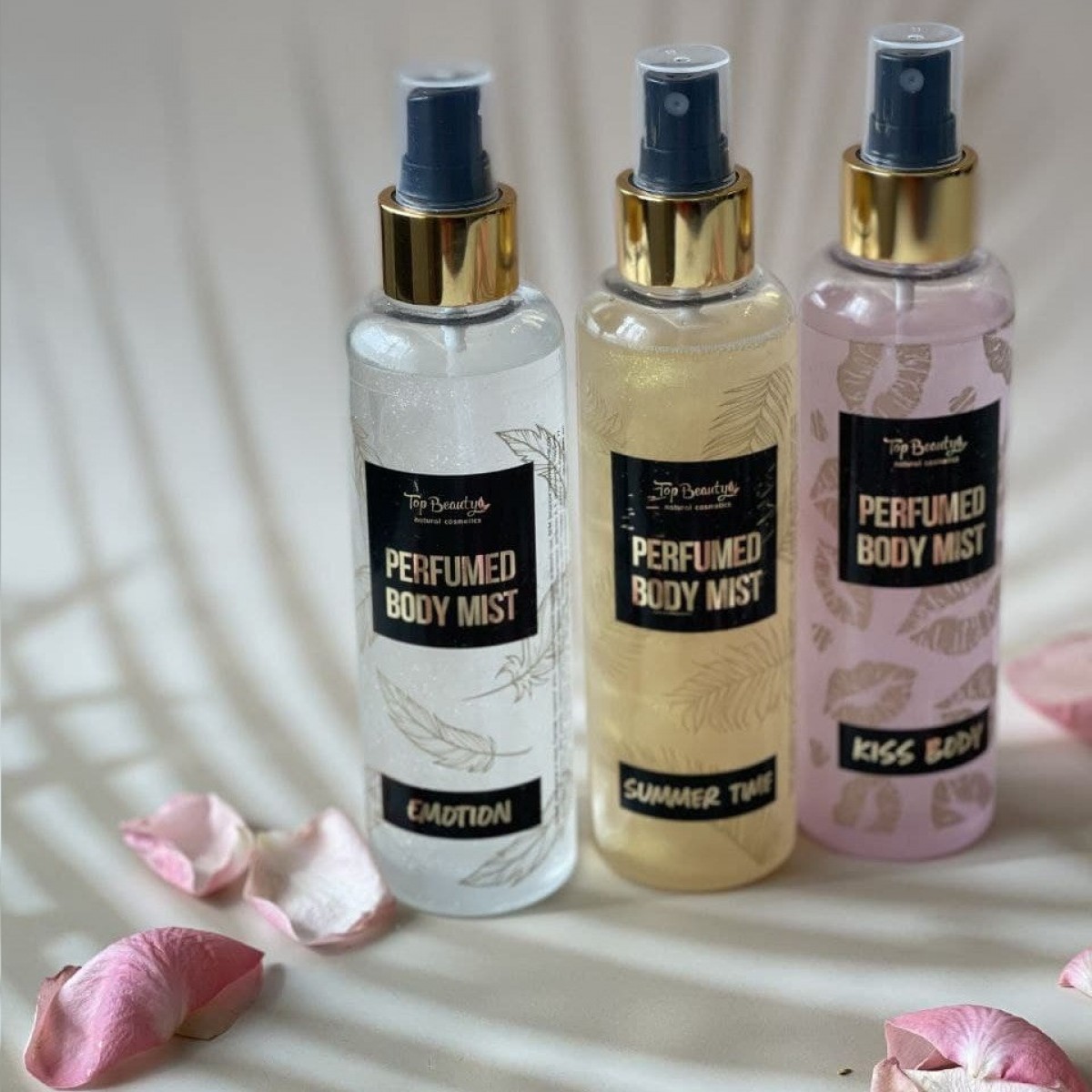 Spray de corp parfumat cu sclipici Top Beauty 200 ml cumpără la preț en ...